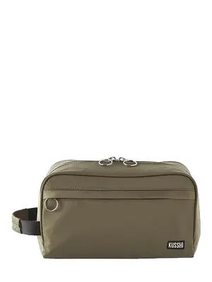 KUSSHI Dopp Kit - Olive Green & Light Grey