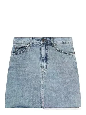 GESTUZ High-rise Denim Skirt - Blue