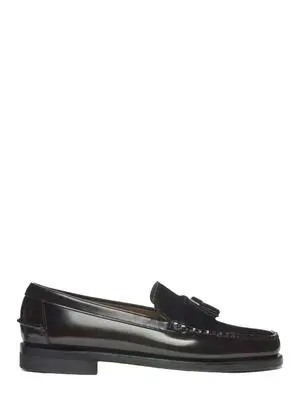 SEBAGO Tassel Leather Loafers - Brown