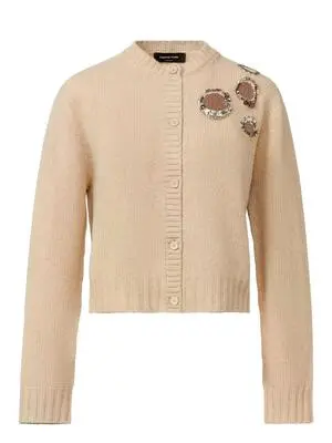 FABIANA FILIPPI Crystal-Embellished Cardigan