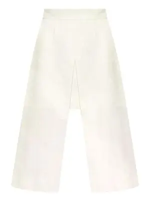 Dolce & Gabbana Textured Front-split Skirt - White