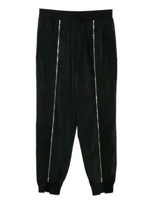 Tibi Zipper Jogger - Black