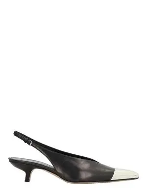 SPORTMAX Liuti Slingback Leather Pumps