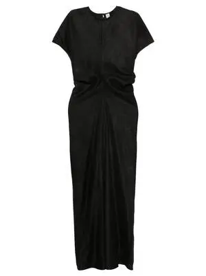 TOTEME Slouch-waist Maxi Dress - Black