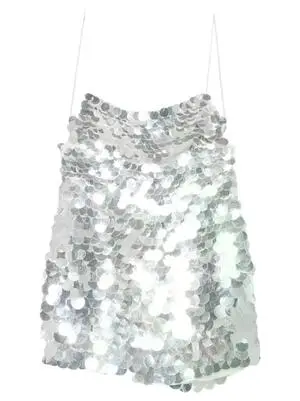 Retrofete Lainey Sequin-embellished Mini Dress - White