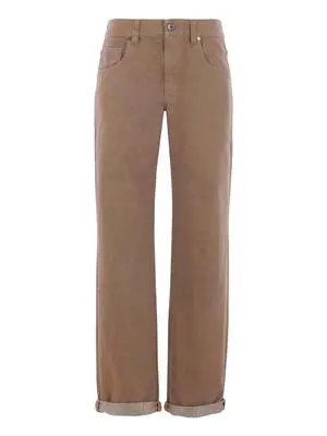 BRUNELLO CUCINELLI Logo-Patch Jeans