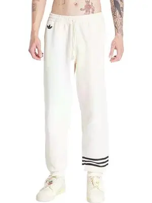 Adidas Elasticated-waistband Track Pants - White