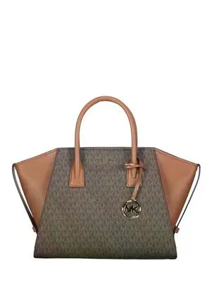 Michael Kors Logo-plaque Tote Bag - Brown