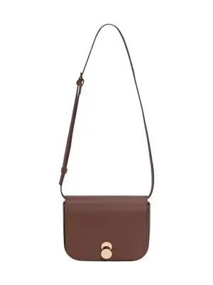 Fabiana Filippi Eclissi Leather Shoulder Bag - Brown