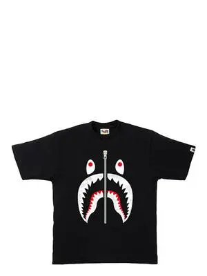 A BATHING APE City Camo Shark Tee Shirt Black/white
