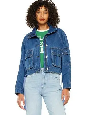 KANCAN Jailene Denim Windbreaker Jacket