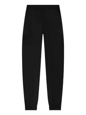 Moncler Logo-patch Elastic-ankle Track Pants - Black