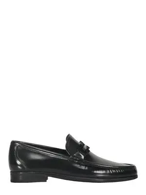 FERRAGAMO Grandioso Gancini Loafers - Black