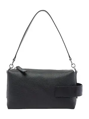 Hogan Leather Shoulder Bag - Black