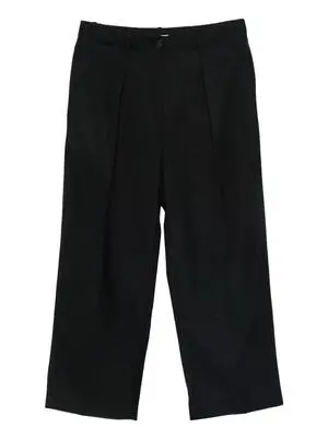 Brunello Cucinelli Pleated Wool Trousers - Blue