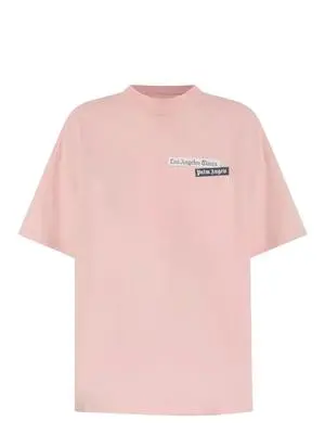 Palm Angels Newspaper Print T-shirt - Pink