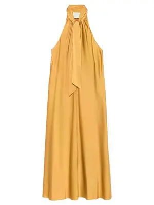 FORTE_FORTE Halterneck Dress - Yellow