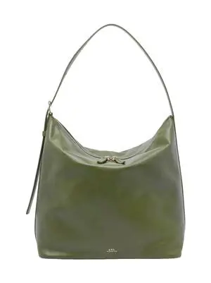 A.p.c. Logo-print Tote Bag - Green