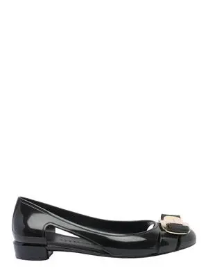 SALVATORE FERRAGAMO 30mm Leather Ballet Flats
