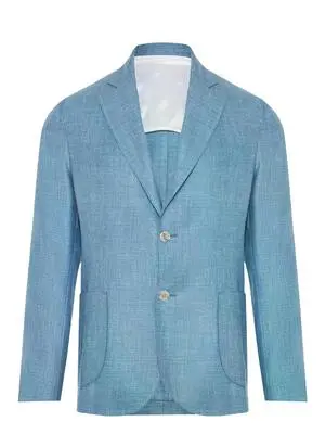 BARBA NAPOLI Single-breasted Blazer - Blue