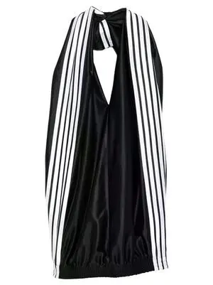 Balenciaga Side-stripe Mini Dress - Black