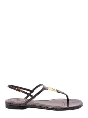 Fendi Flat Sandals - Brown