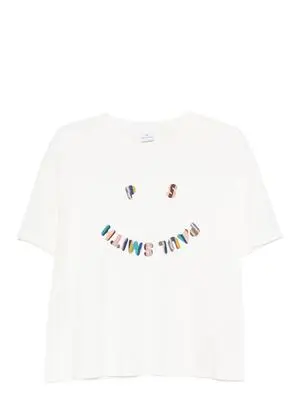 Paul Smith Smiley-face T-shirt - White