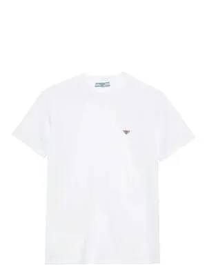 Prada Triangle-logo T-shirt - White