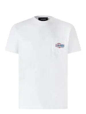 DSQUARED2 Logo-patch Pocket T-shirt