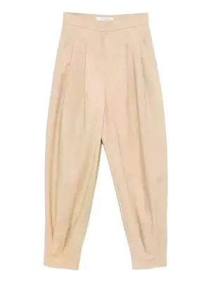 Max Mara Pleated Balloon Trousers - Neutrals