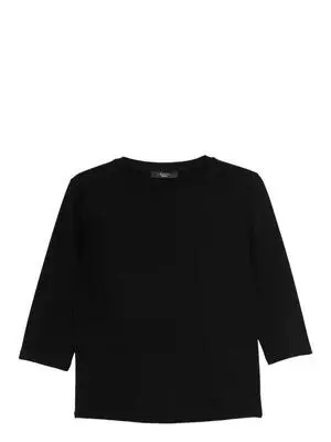 Max Mara Three-Quarter Sleeve Top Black