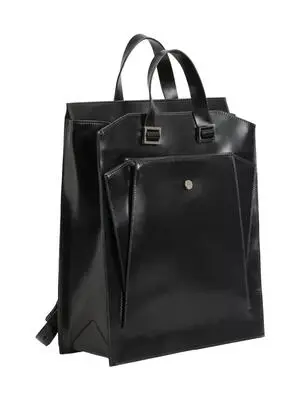 MERRYL TIELMAN Claudie Flap-pocket Backpack - Black