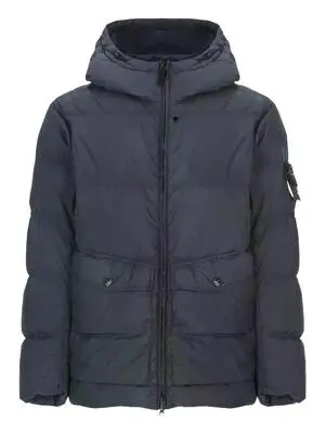 Stone Island Crinkle Reps Ny Padded Jacket - Blue