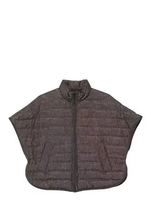 Brunello Cucinelli Quilted Zip-front Jacket - Brown