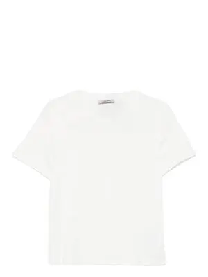 Max Mara Logo-patch T-shirt - White