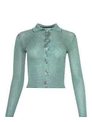 Calle Del Mar Long-sleeve Cardigan - Green