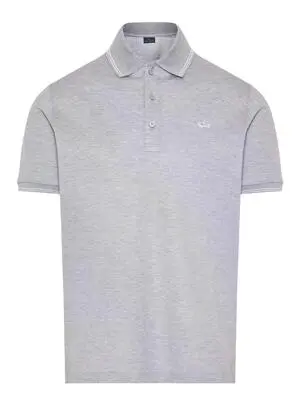 Paul & Shark Cotton Polo Shirt Grey