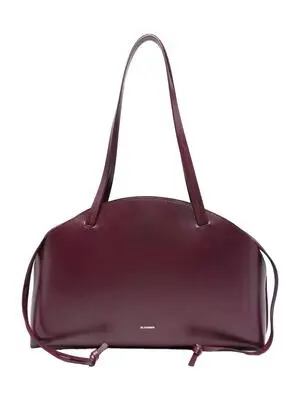 JIL SANDER Medium Curve Shoulder Bag - Red