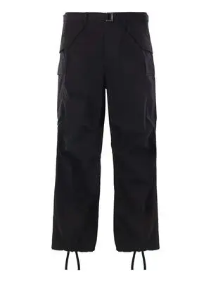 Sacai Belted Cargo Trousers - Black