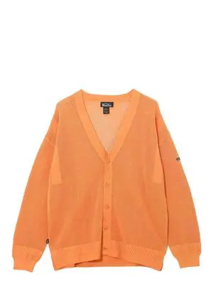 MANASTASH Hemp Mesh Cardigan - Orange