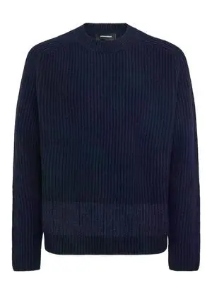 Dsquared2 Ribbed Jumper Blue