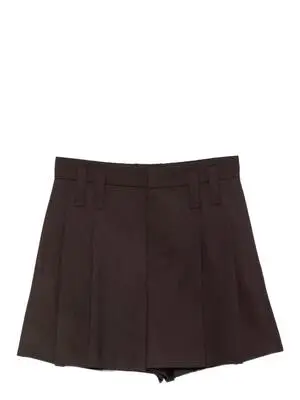 Brunello Cucinelli Pleated Tailored Shorts - Brown
