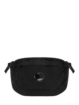 C.P. COMPANY Logo Patch Shoulder Bag - Black