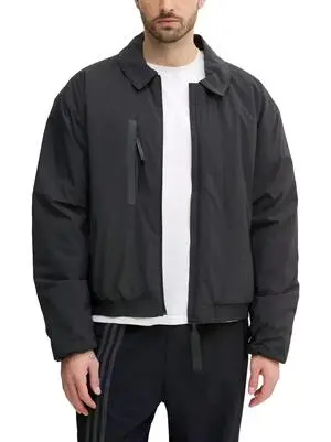 Adidas Three-stripe Panelled Jacket - Black