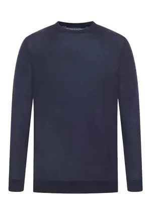 Kiton Crew-neck Wool Sweater - Blue