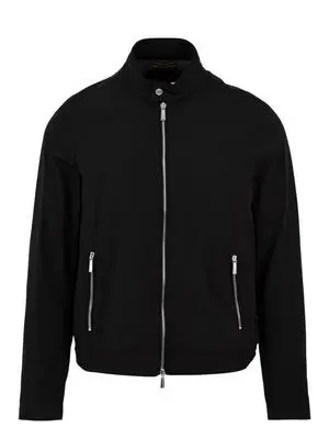 MOORER Zip-up Jacket - Black