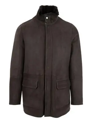 MOORER Coat - Brown