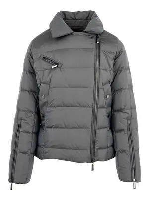 MOORER Quilted Coat - Dust Blue