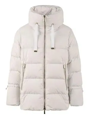 MOORER Padded Coat - White