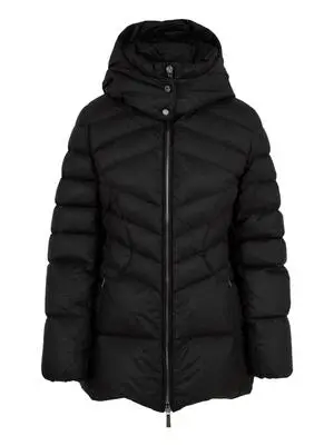MOORER Water Repellent Coat - Black